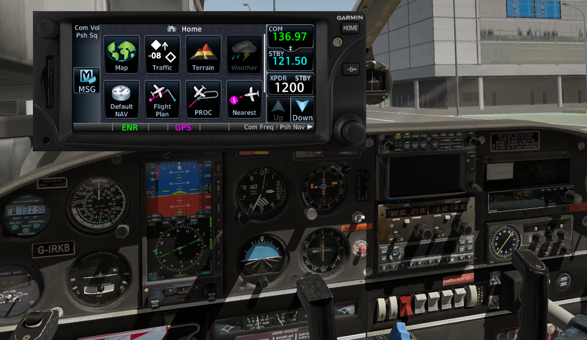 Arrow III V5 GTN 650 missing in panel - Piper PA28 Arrow XP11 - X-Plane ...
