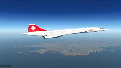 Concorde FXP Swiss Airlines livery - Concorde by Colimata - X-Plane.Org ...