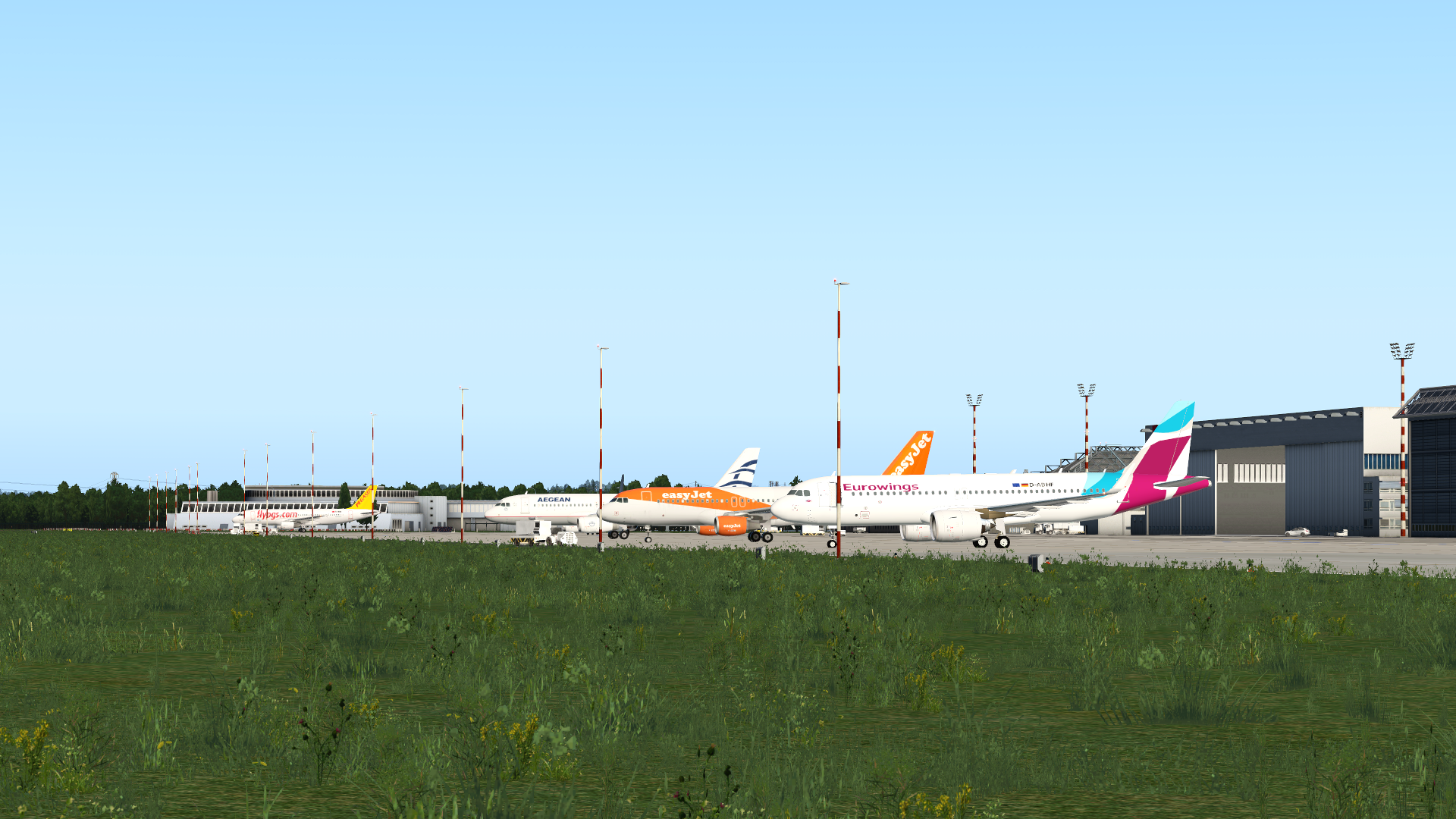 WT3 Ground Routes EDDL - Düsseldorf International Airport by JustSim ...