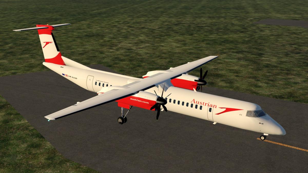 Austrian Q400 liveries for Riviere's Dash 8 Q400 - Aircraft Skins ...