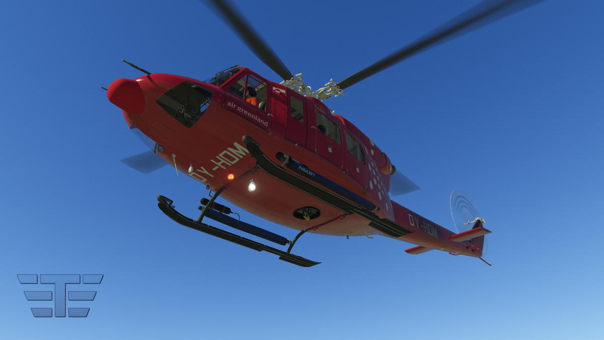X-Trident - Bell 412 - Air Greenland - OY-HDM - Aircraft Skins ...