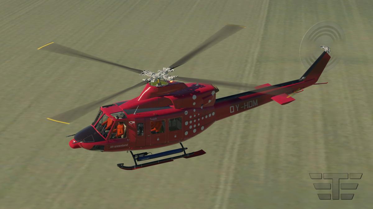 X-Trident - Bell 412 - Air Greenland - OY-HDM - Aircraft Skins ...