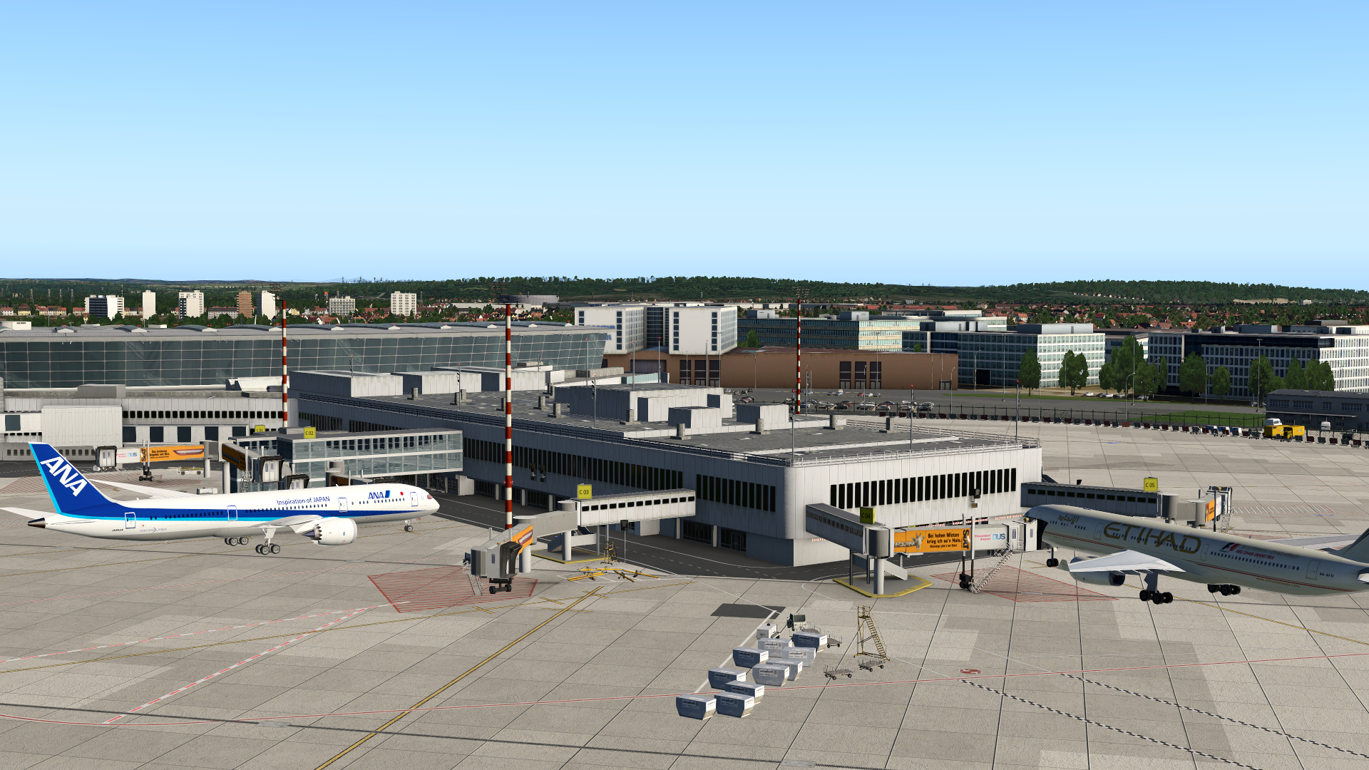 WT3 Ground Routes EDDL - Düsseldorf International Airport by JustSim ...