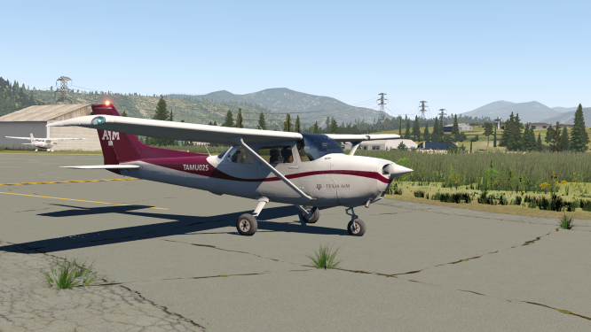 Texas A&M Livery C172 - Aircraft Skins - Liveries - X-Plane.Org Forum