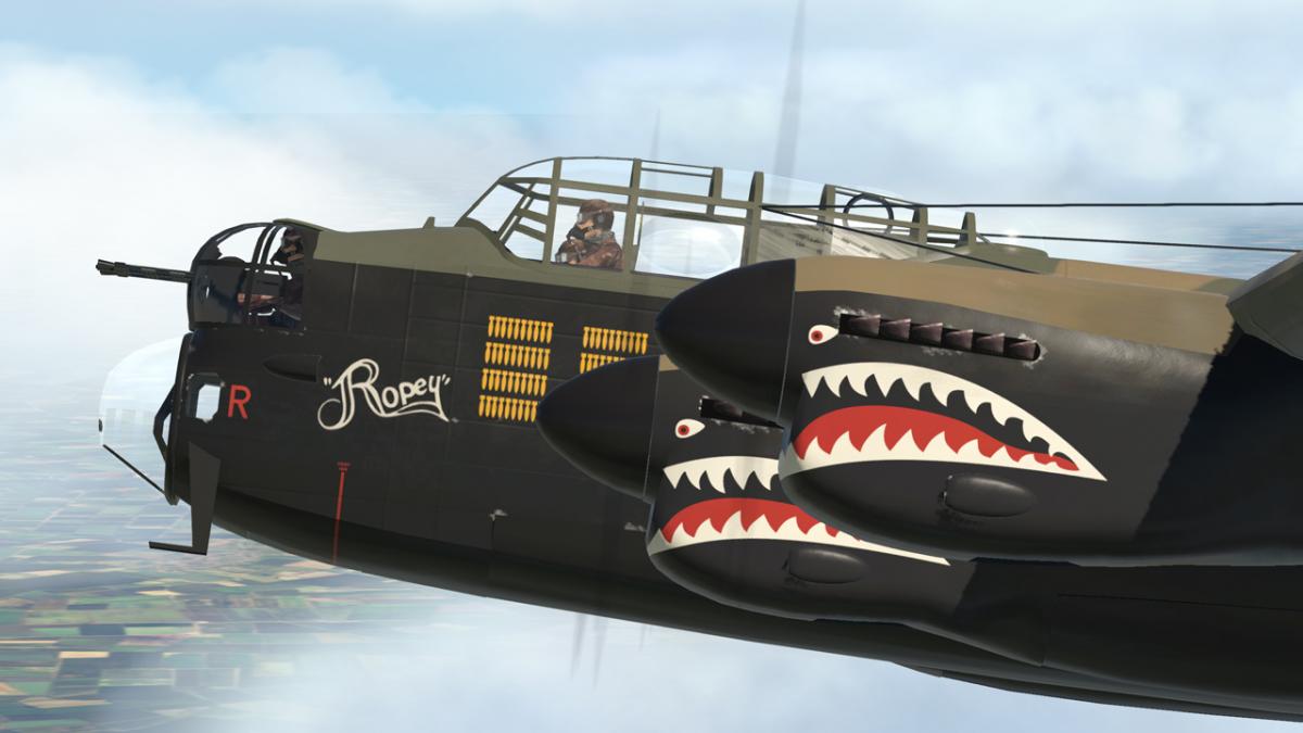 KB772 ‘Ropey’, 419 ‘Moose’ squadron RCAF paint for the Avro Lancaster ...