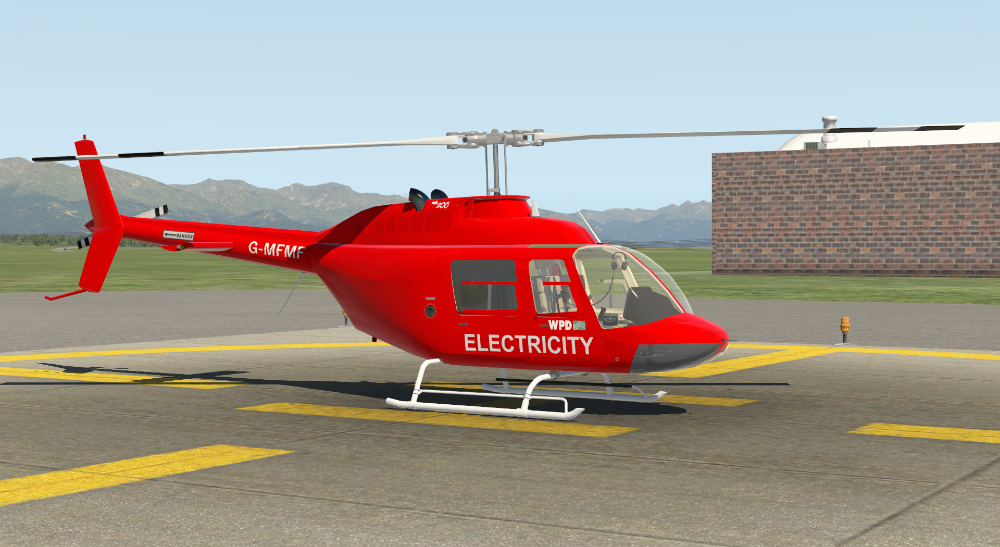 Bell 206 - Electricity - G-MFMF - Aircraft Skins - Liveries - X-Plane ...