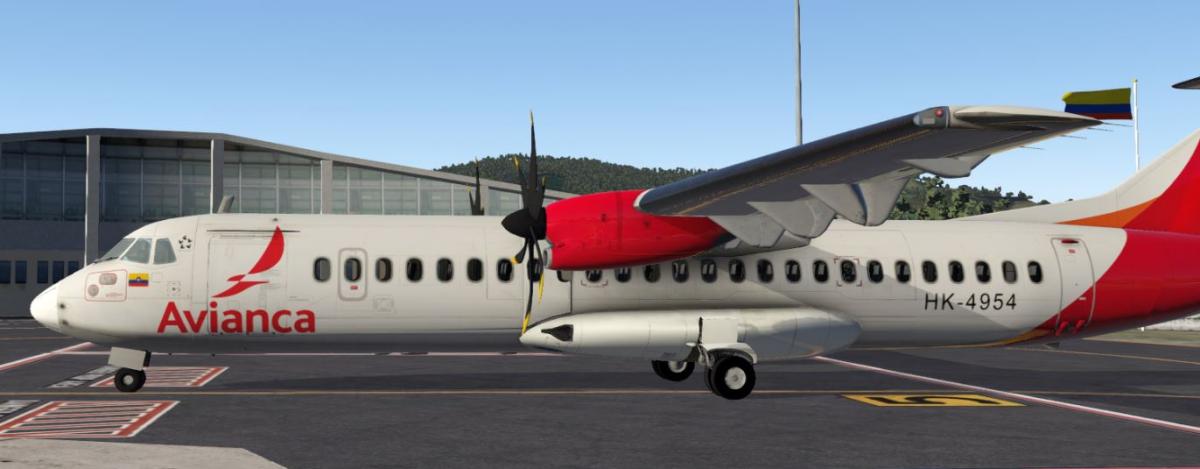 Livery Avianca Colombia ATR 72 -500 Aerosoft - Aircraft Skins ...