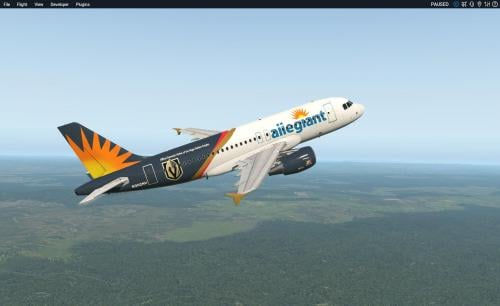 Allegiant Air (Golden Knight Livery) - Toliss A319 - Aircraft Skins ...