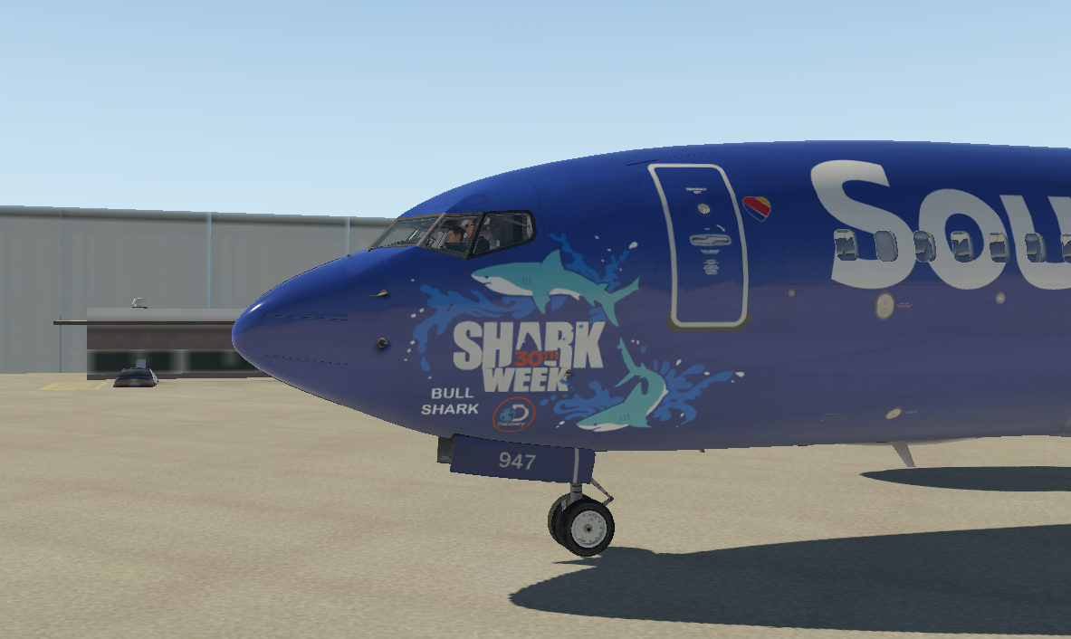 Southwest Shark Week liveries for 737-700U - Aircraft Skins - Liveries ...