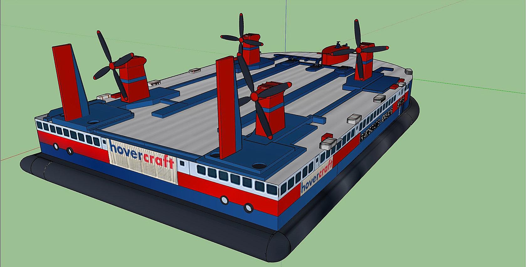 SRN4 Hovercraft (Animated) - Objects - X-Plane.Org Forum