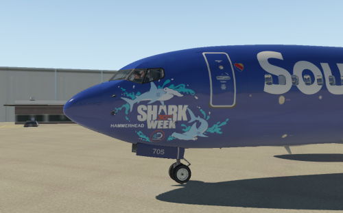 Southwest Shark Week liveries for 737-700U - Aircraft Skins - Liveries ...