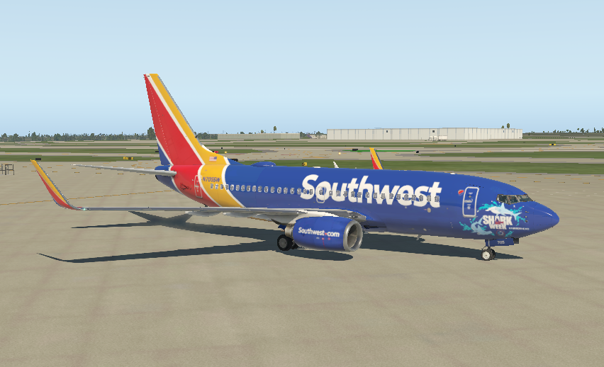 Southwest Shark Week liveries for 737-700U - Aircraft Skins - Liveries ...
