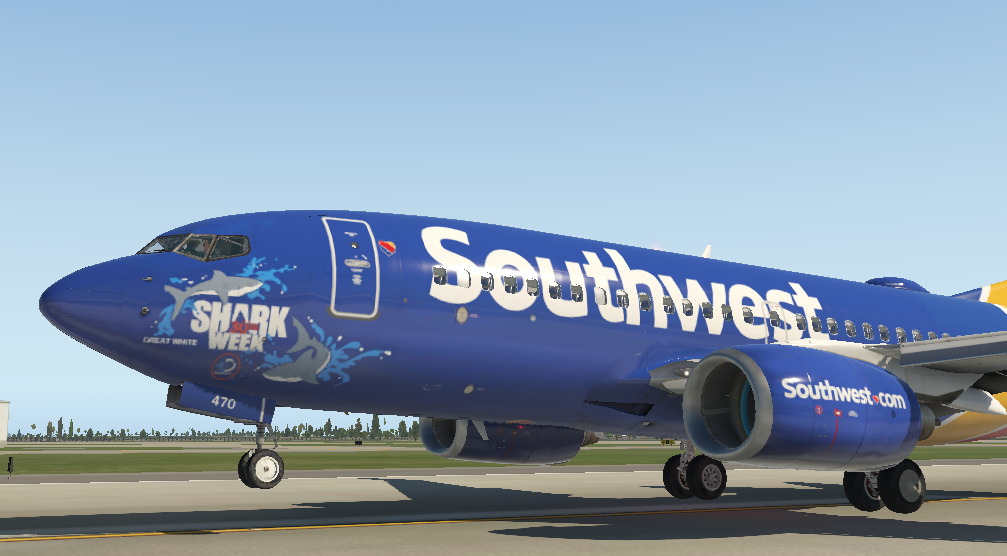 Southwest Shark Week liveries for 737-700U - Aircraft Skins - Liveries ...