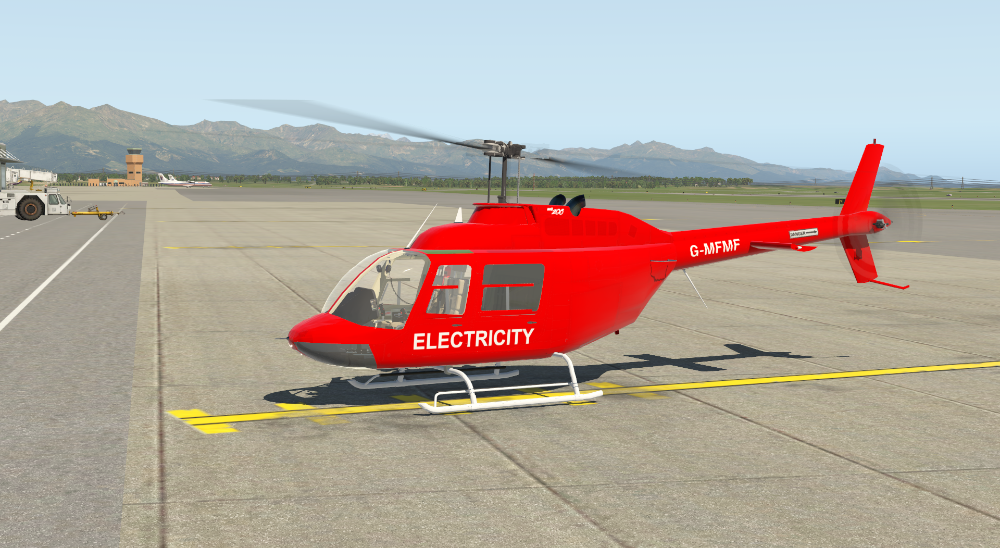 Bell 206 - Electricity - G-MFMF - Aircraft Skins - Liveries - X-Plane ...