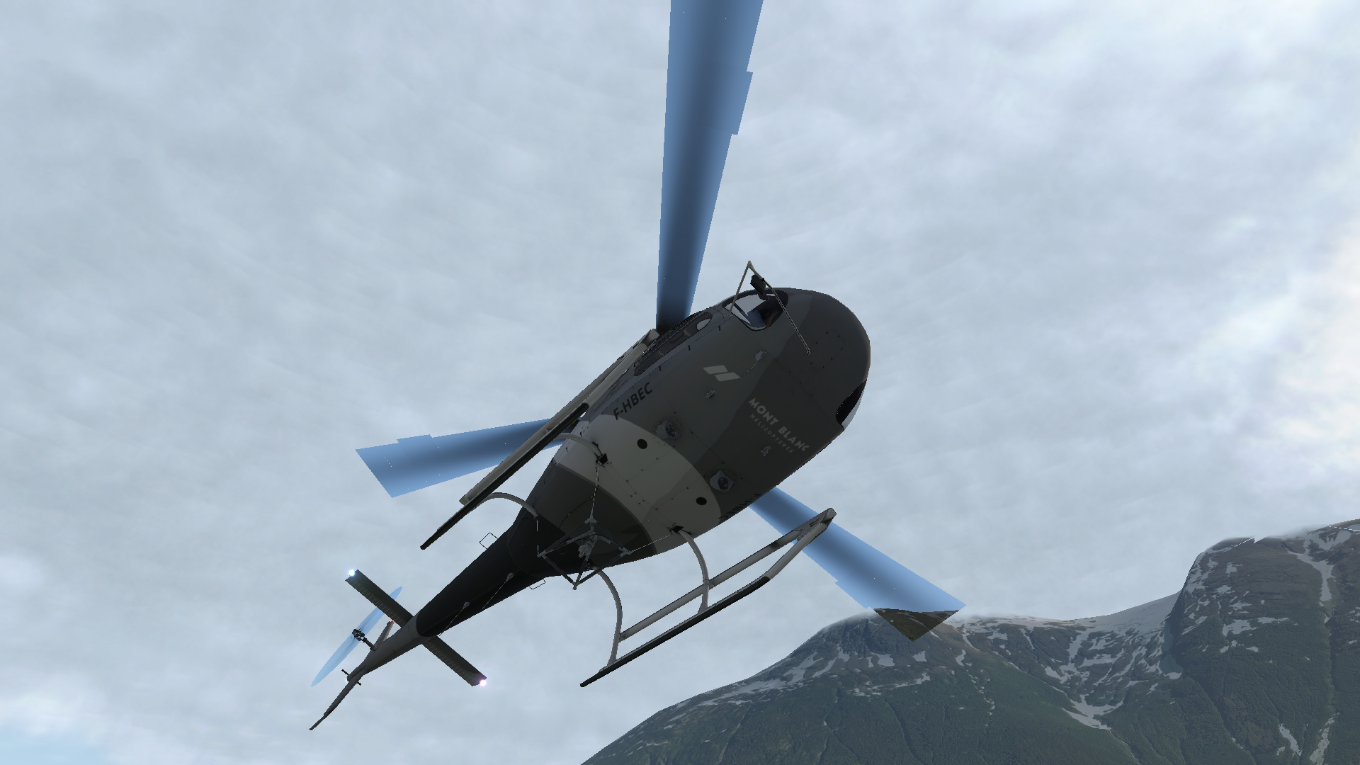 F-HBEC Mont Blanc Hélicoptère - Dreamfoil Creations - X-Plane.Org Forum