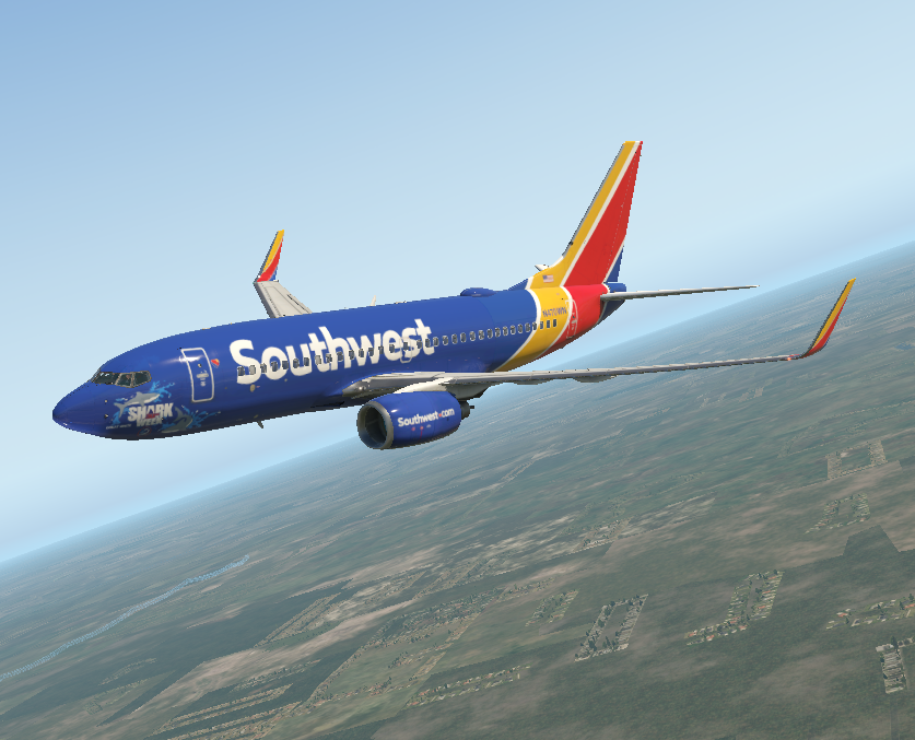 Southwest Shark Week liveries for 737-700U - Aircraft Skins - Liveries ...