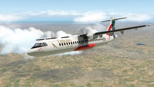 Aerosoft ATR72-500 (E6-ATR) "Emirates" Peregrine Falcon (fictive ...
