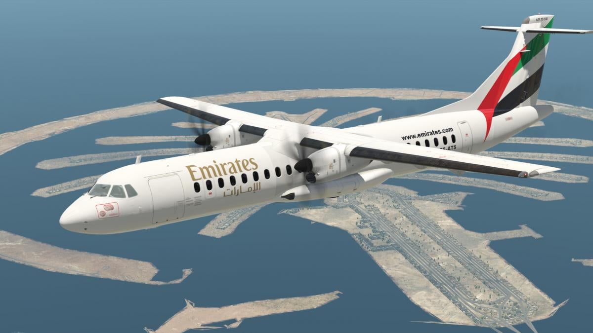 Aerosoft ATR72-500 (E6-ATS) "Emirates" (fictive) livery, request by ...
