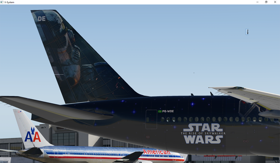 Webjet Star Wars - B777 200ER Flight Factor - Aircraft Skins - Liveries ...