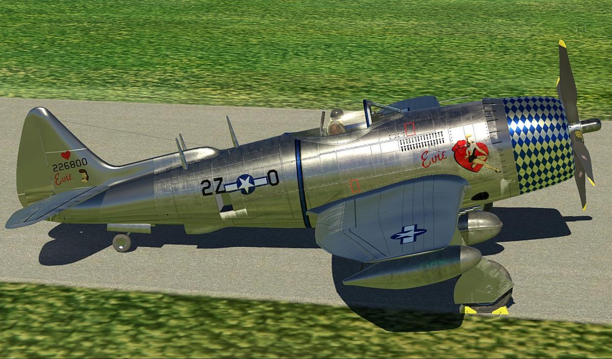 226800 'Evie' (Flying Iron P-47N Thunderbolt) - Aircraft Skins ...