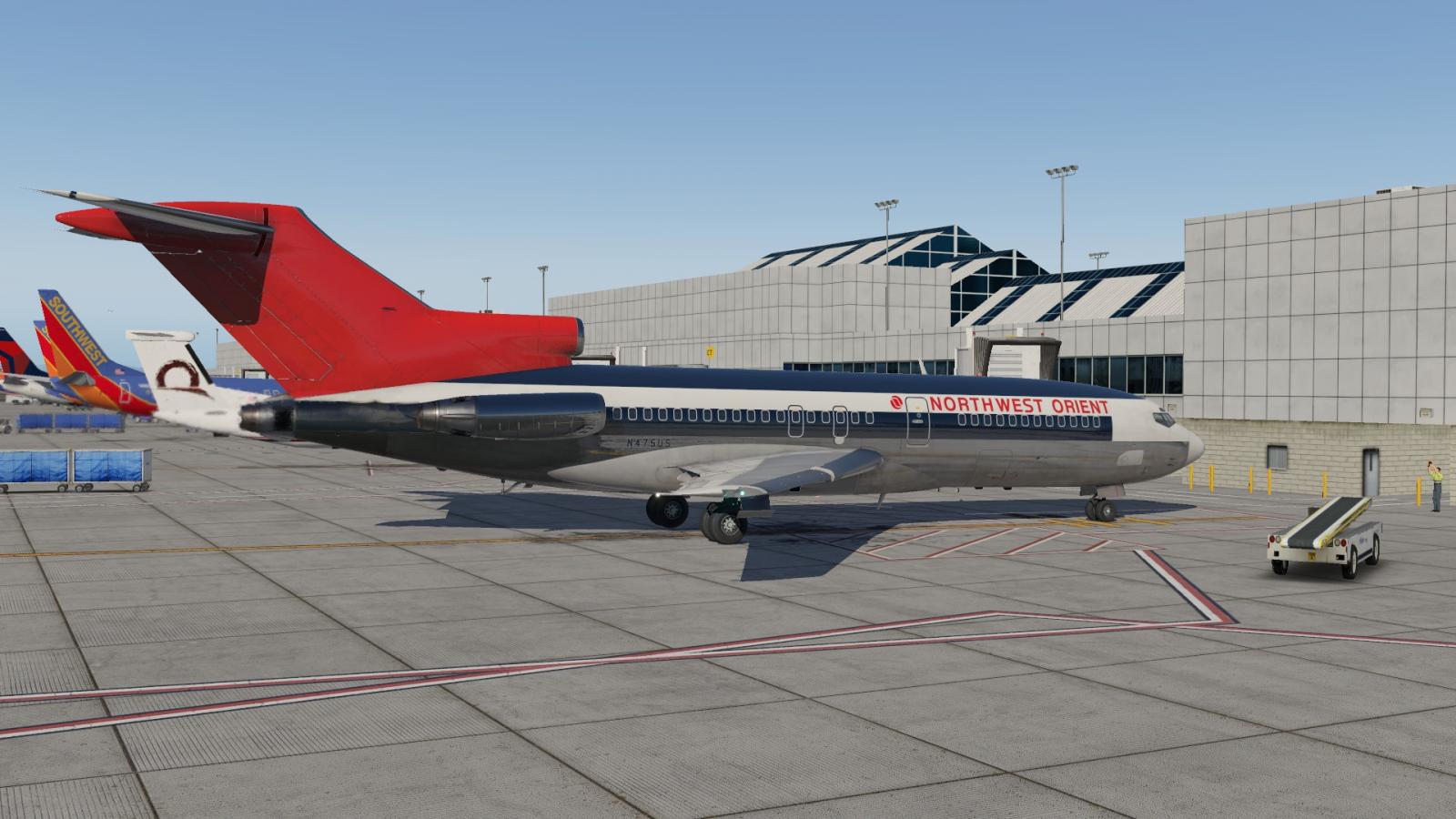 Northwest Orient N475US For FlyJSim 727-100 V3 - Aircraft Skins ...
