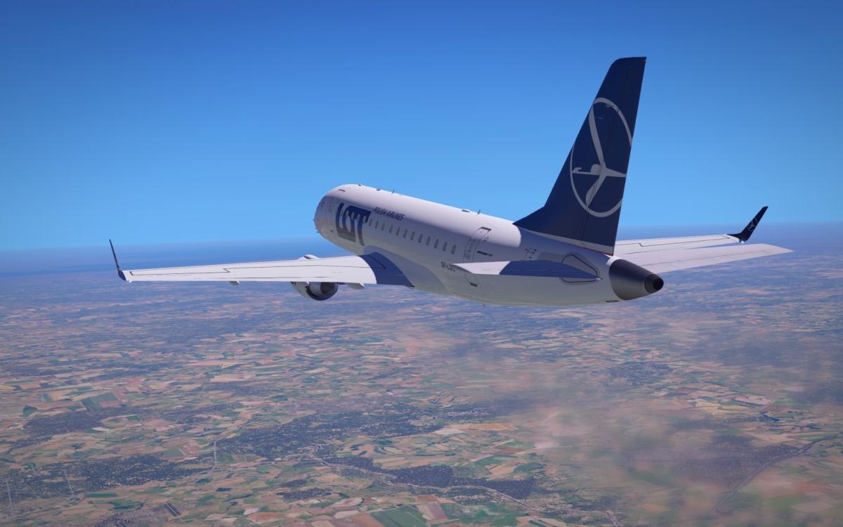 New LOT Livery For FREEWARE E170 - Aircraft Skins - Liveries - X-Plane ...
