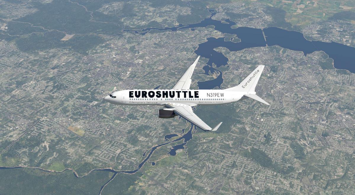 EuroShuttle Livery for Zibo 737-800x - Aircraft Skins - Liveries - X ...