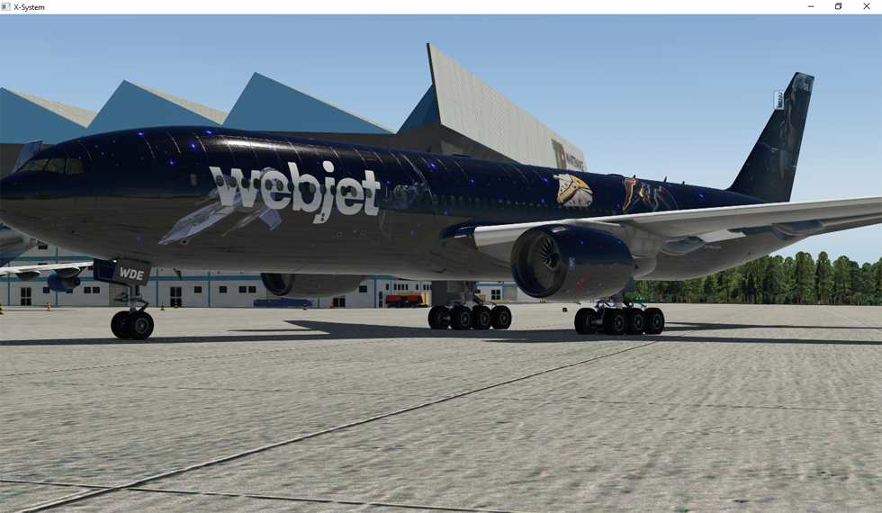 Webjet Star Wars - B777 200ER Flight Factor - Aircraft Skins - Liveries ...