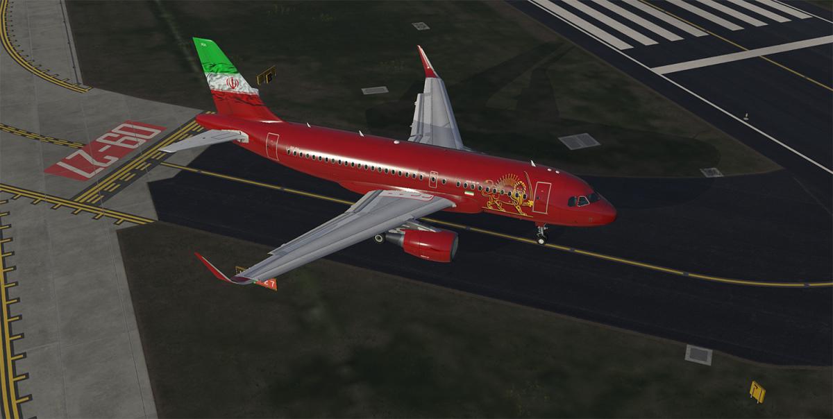 Iranian A319-100 VIP - Aircraft Skins - Liveries - X-Plane.Org Forum