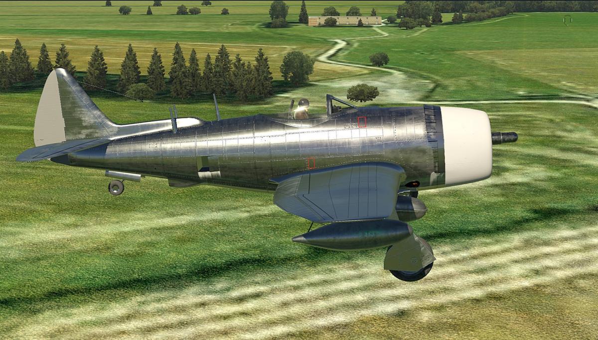 Blank Metallic Livery (Flying Iron P-47N Thunderbolt) - Aircraft Skins ...