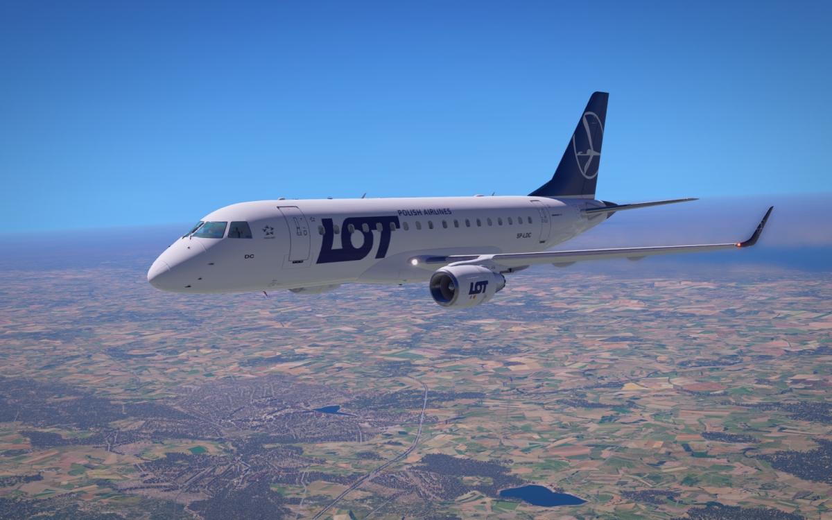 New LOT Livery For FREEWARE E170 - Aircraft Skins - Liveries - X-Plane ...