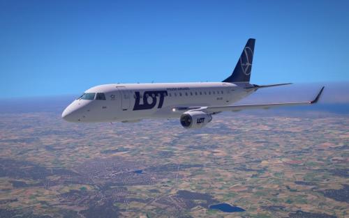 New LOT Livery For FREEWARE E170 - Aircraft Skins - Liveries - X-Plane ...