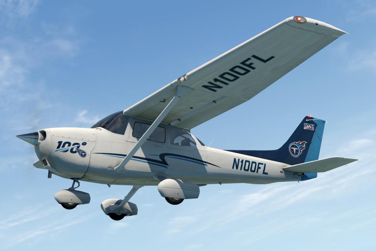 NFL logo 100 Tennessee Titans for default LR Cessna 172SP - Aircraft ...