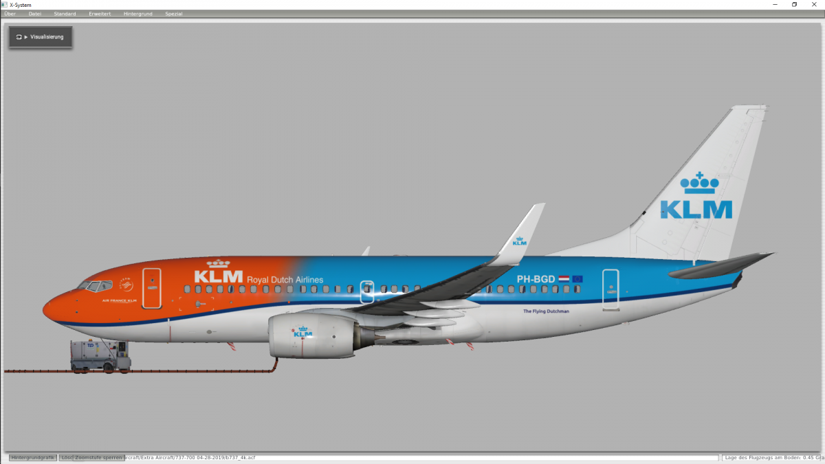 [ws] KLM - New Design Orange/Blue - Aircraft Skins - Liveries - X-Plane ...