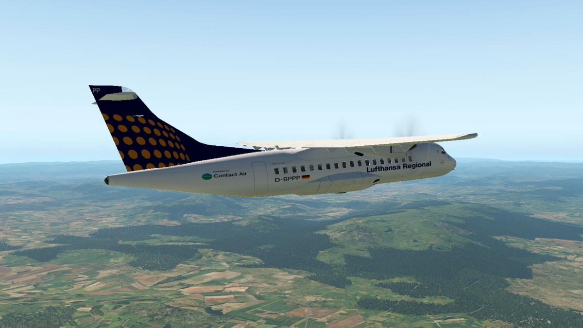 ATR 42-500 Lufthansa Regional livery - Aircraft Skins - Liveries - X ...