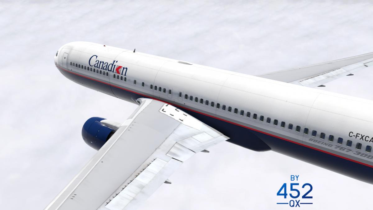 Canadian Airlines (1990s Livery) 767-300ER C-FXCA - Aircraft Skins ...