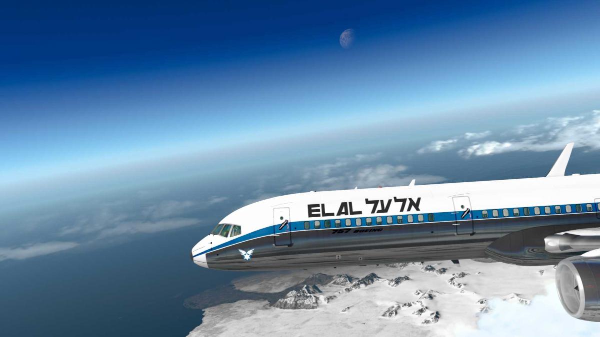 Flightfactor 757 Israel(Retro) El Al - Aircraft Skins - Liveries - X ...