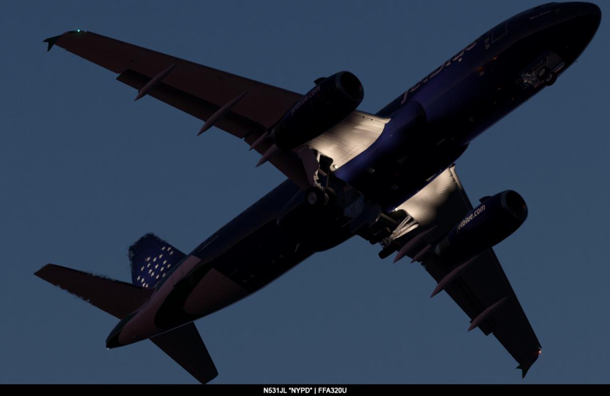 JetBlue N531JL "NYPD" | FFA320U - Aircraft Skins - Liveries - X-Plane ...