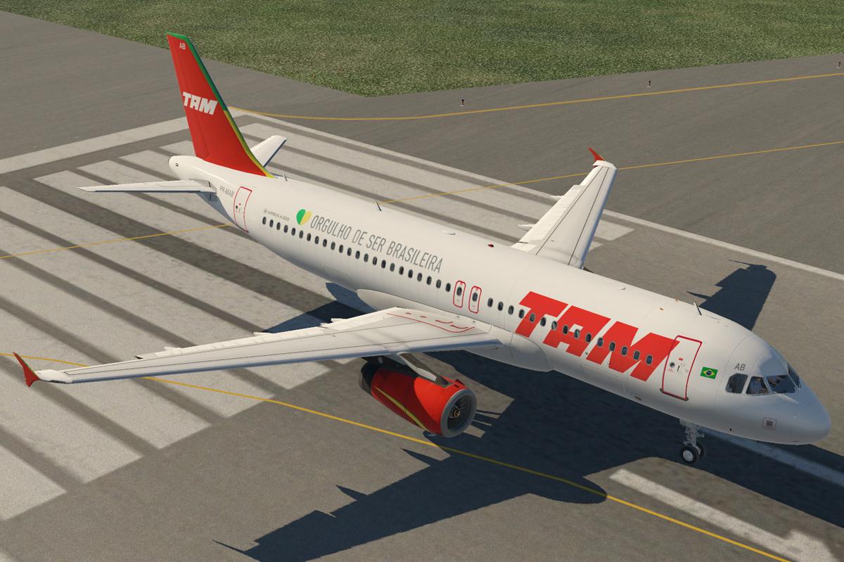 TAM (old scheme) A320 PR-MAB & PR-MHA - Flight Factor - Aircraft Skins ...