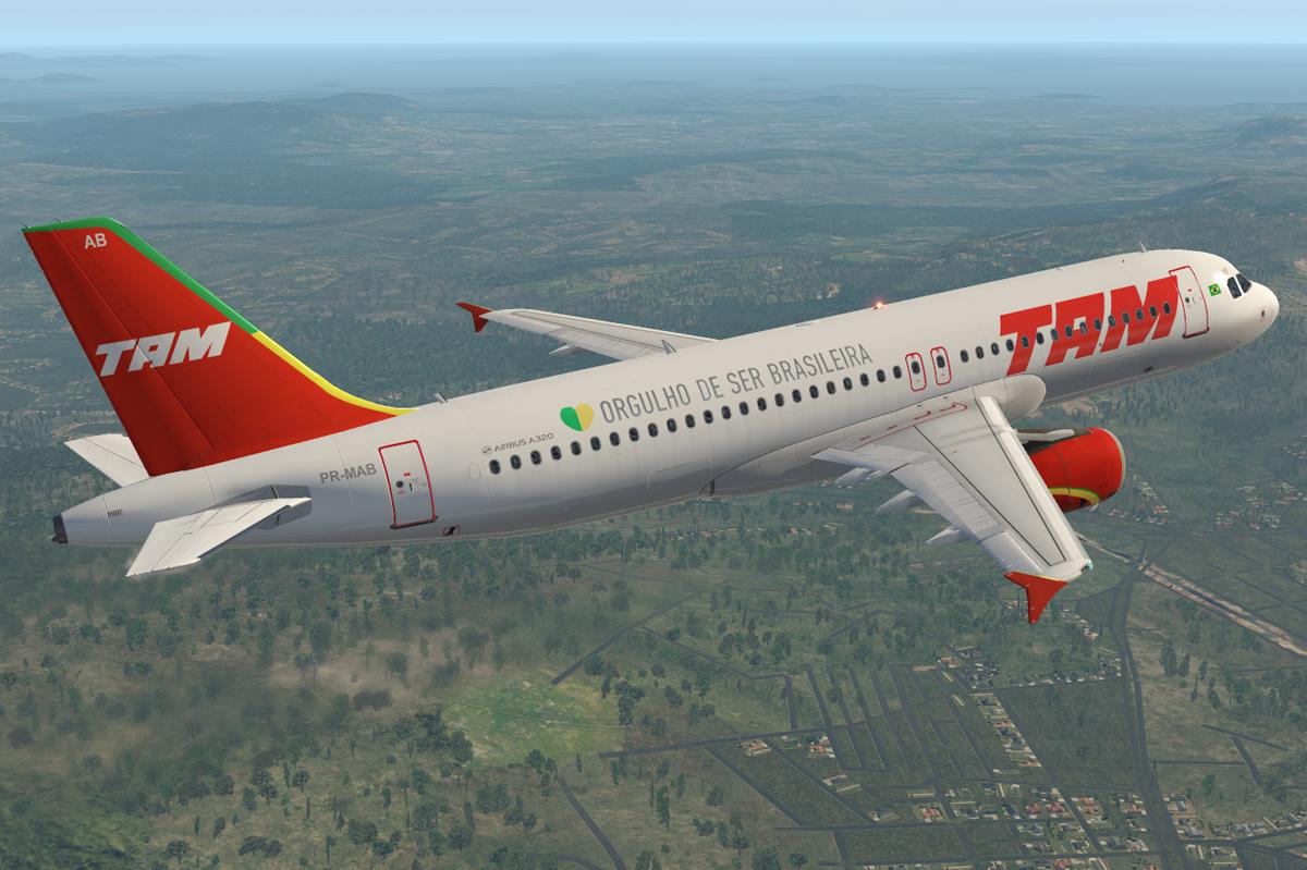 TAM (old scheme) A320 PR-MAB & PR-MHA - Flight Factor - Aircraft Skins ...