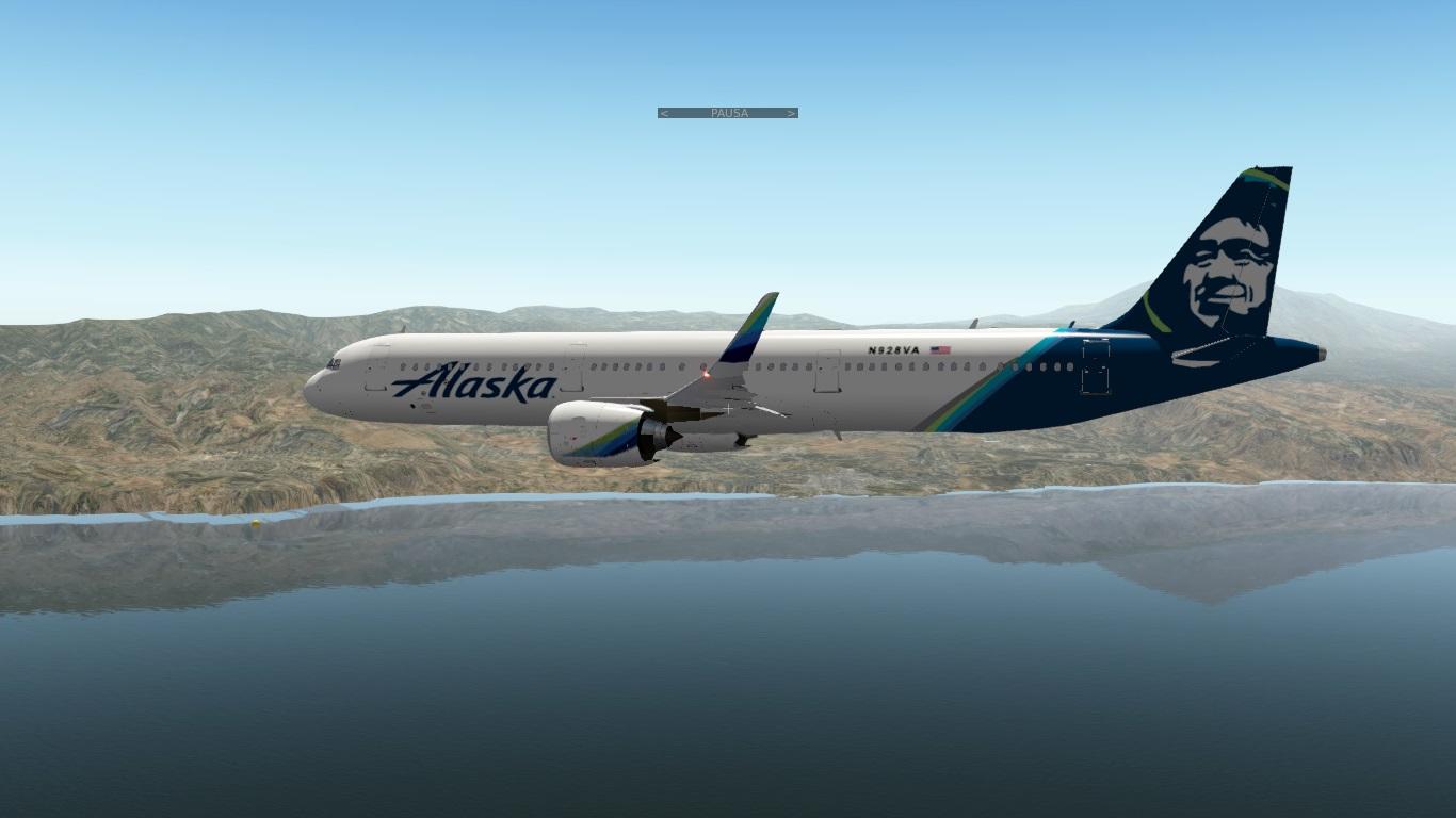 Alaska Airlines Livery For Riviere's A321 Neo - Aircraft Skins ...