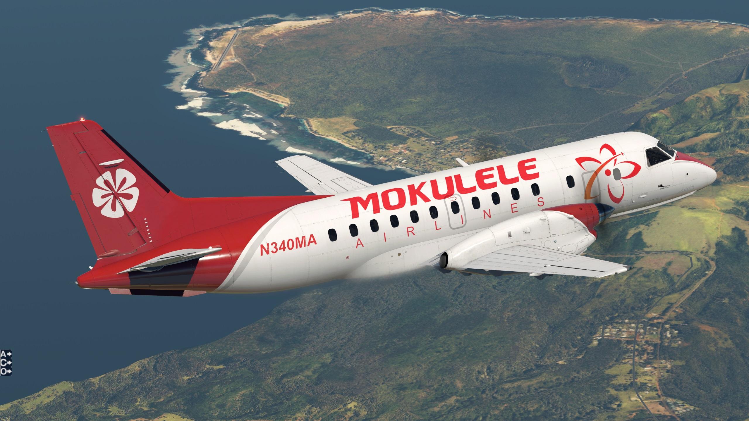 Carenado Saab 340 Mokulele Airlines, N340MA (fictional) - Carenado ...