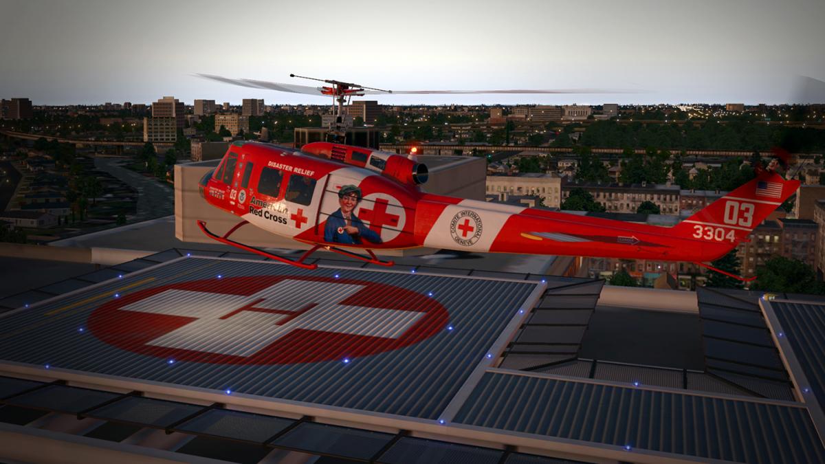 Nimbus UH-1 American Red Cross 03 - Disaster Relief - Aircraft Skins ...