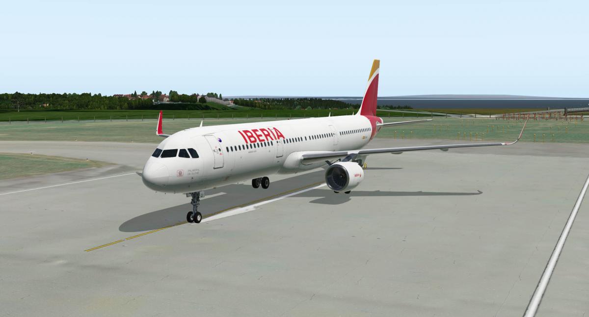 ToLiss A321 Iberia IBE Livery - Aircraft Skins - Liveries - X-Plane.Org ...
