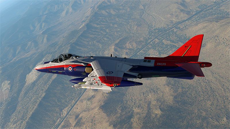 X-Trident Harrier Raspberry Ripple Scheme - Aircraft Skins - Liveries ...