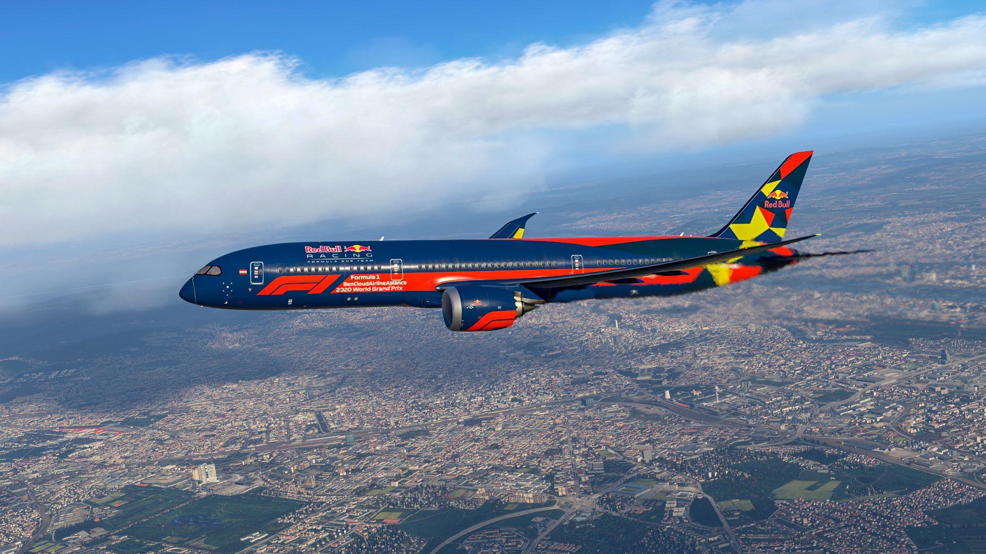 Magknight 787 1.4.0+/1.5.0+ Red Bull racing livery - (Legacy) 787-9 1.4 ...