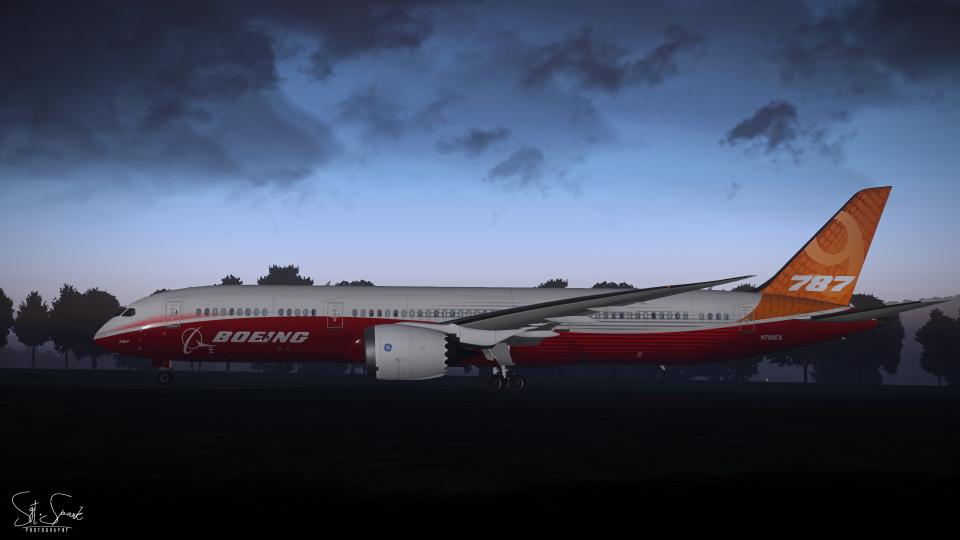 Boeing House Livery for MK789 (RED) - (Legacy) 787-9 1.4.0+ Liveries ...