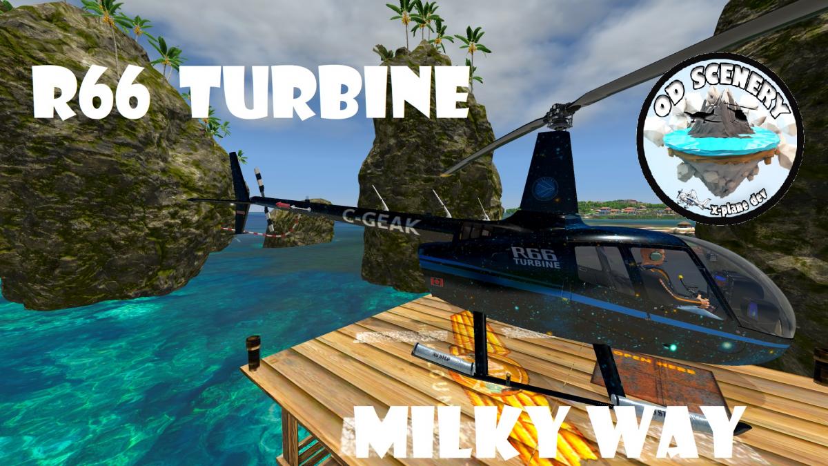 R66 Turbine (VSL) Livery : Milky Way - VSKYLABS Robinson R66 - X-Plane ...