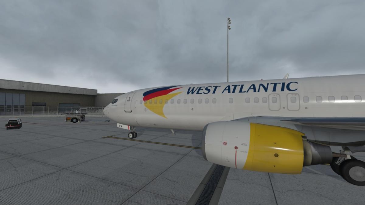 ZIBO 738 West Atlantic DHL(G-JMCX) - Aircraft Skins - Liveries - X ...
