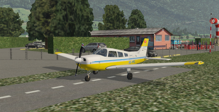 Piper Warrior - HB-PPG - Flugschule Grenchen - Aircraft Skins ...